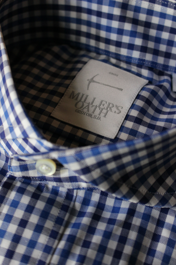 Navy/Blue Tattersall – MillersOath