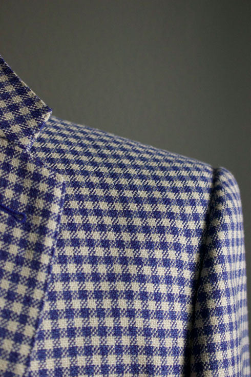 Shepherd Check Sportcoat in Royal Blue – MillersOath